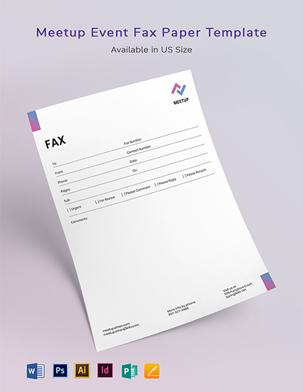 Meetup Event Invitation Template - Illustrator, InDesign, Word, Outlook ...
