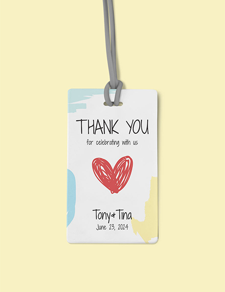 Free Favor Tag Template