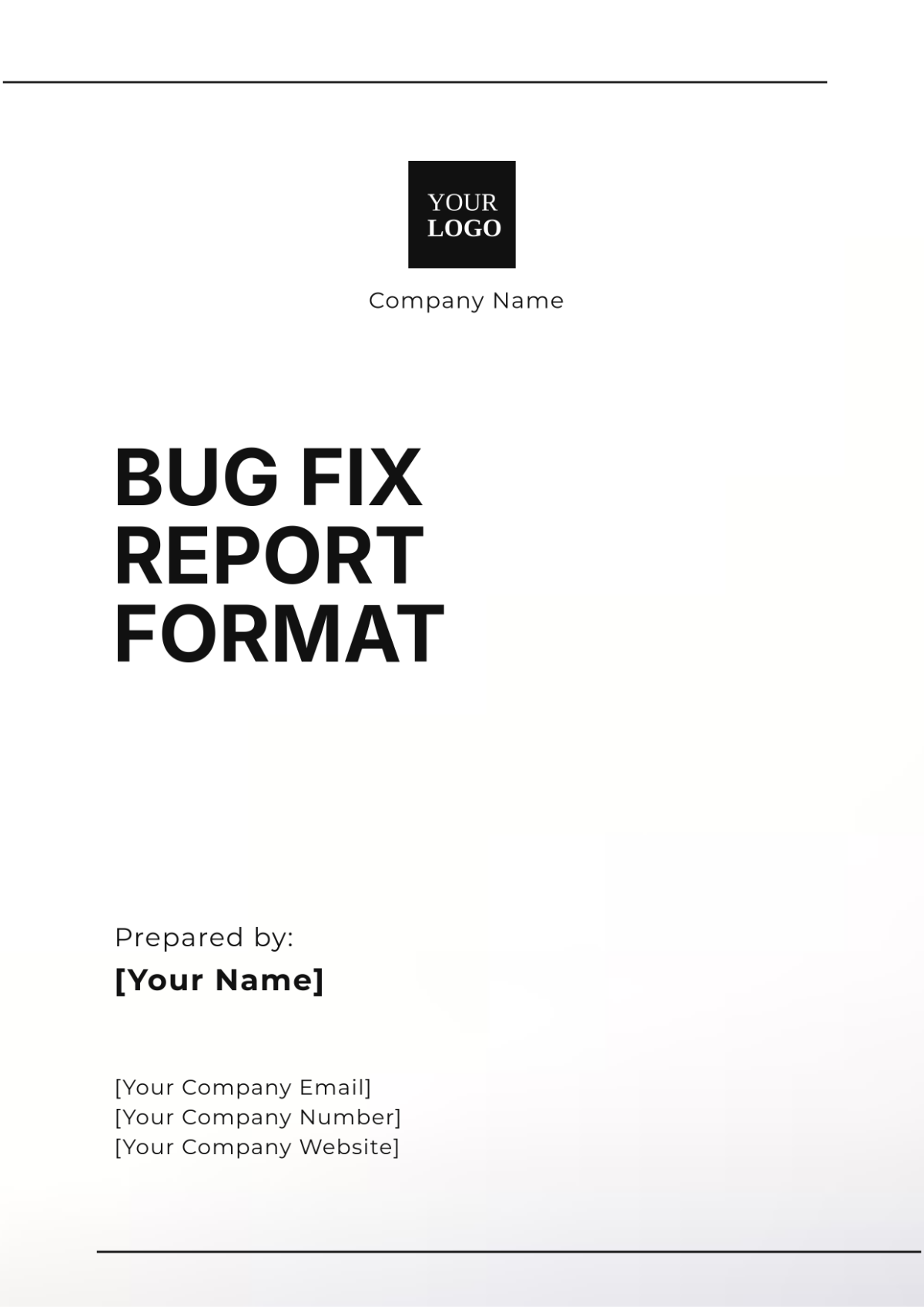 Free Bug Report Templates To Edit Online And Print Free Bug Report Templates To Edit Online And Print