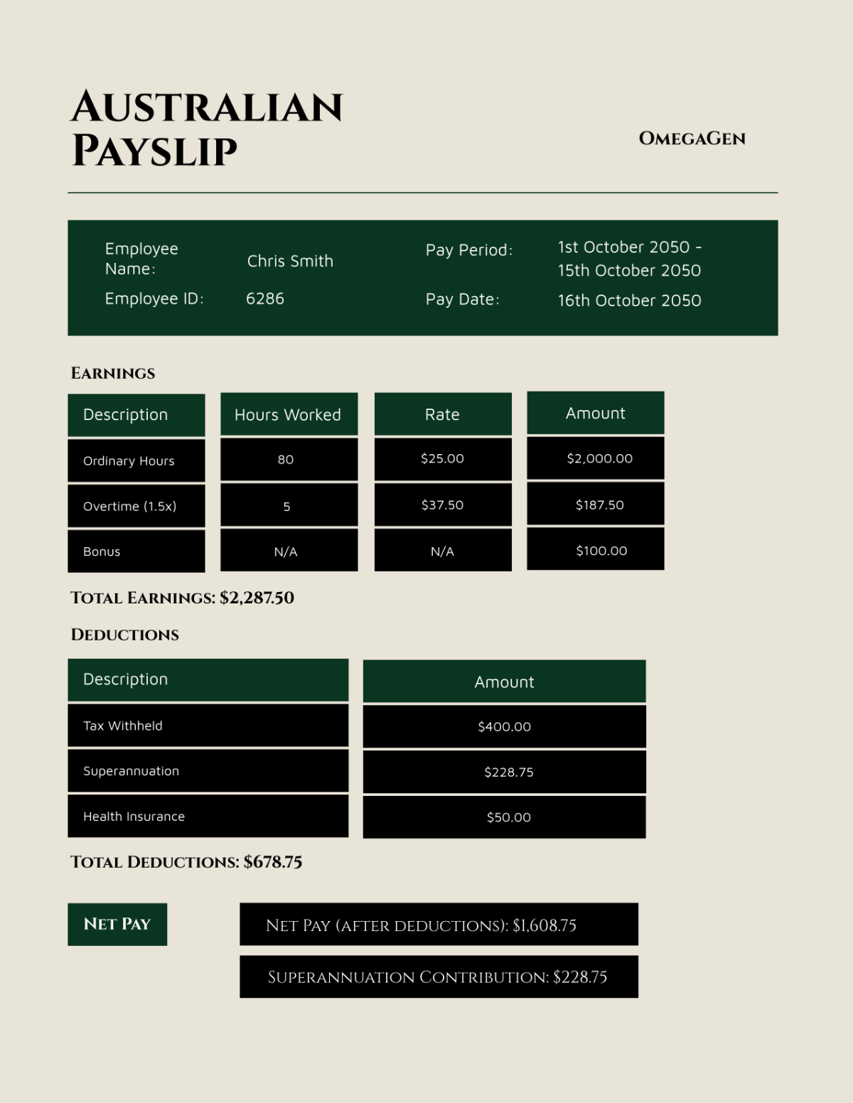 Free Payslip Templates To Edit Online Free Payslip Templates To Edit Online