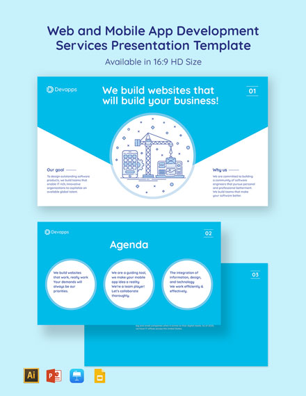 IT Software Development & Customization Business Presentation Template ...