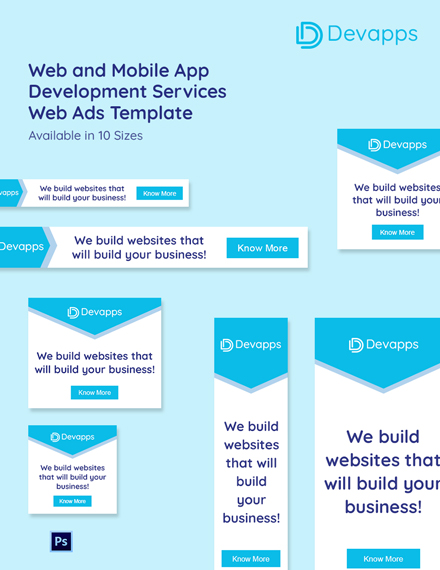 Financial Advisor Web Ads Template - Download in PSD | Template.net