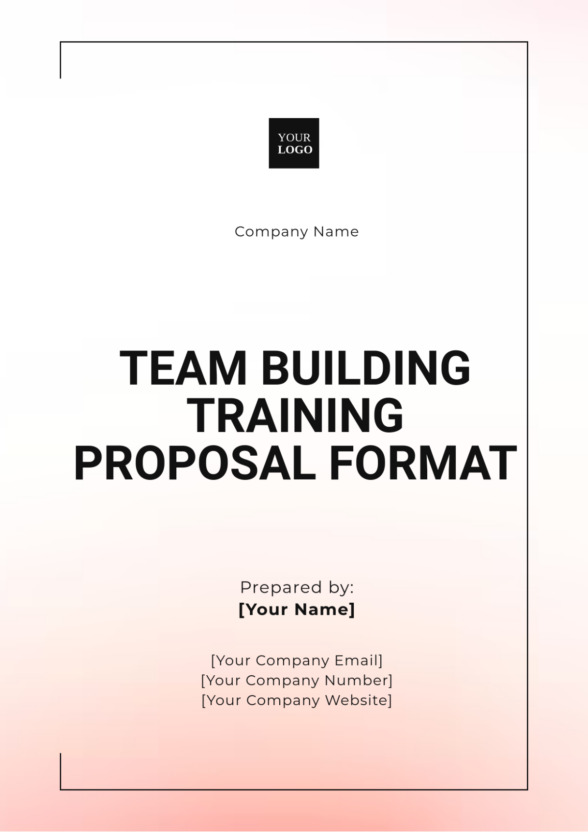 Free Team Building Training Proposal Format Template To Edit Online
