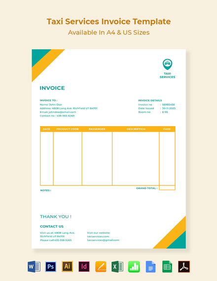 Download 10+ Tax Invoice Templates - Microsoft Excel (XLS) | Template.net