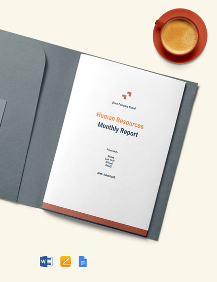 HR Monthly Report Template - Google Docs, Word | Template.net
