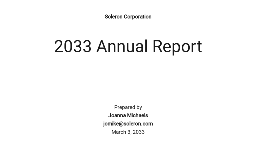 HR Annual Report Template - Google Docs, Word | Template.net