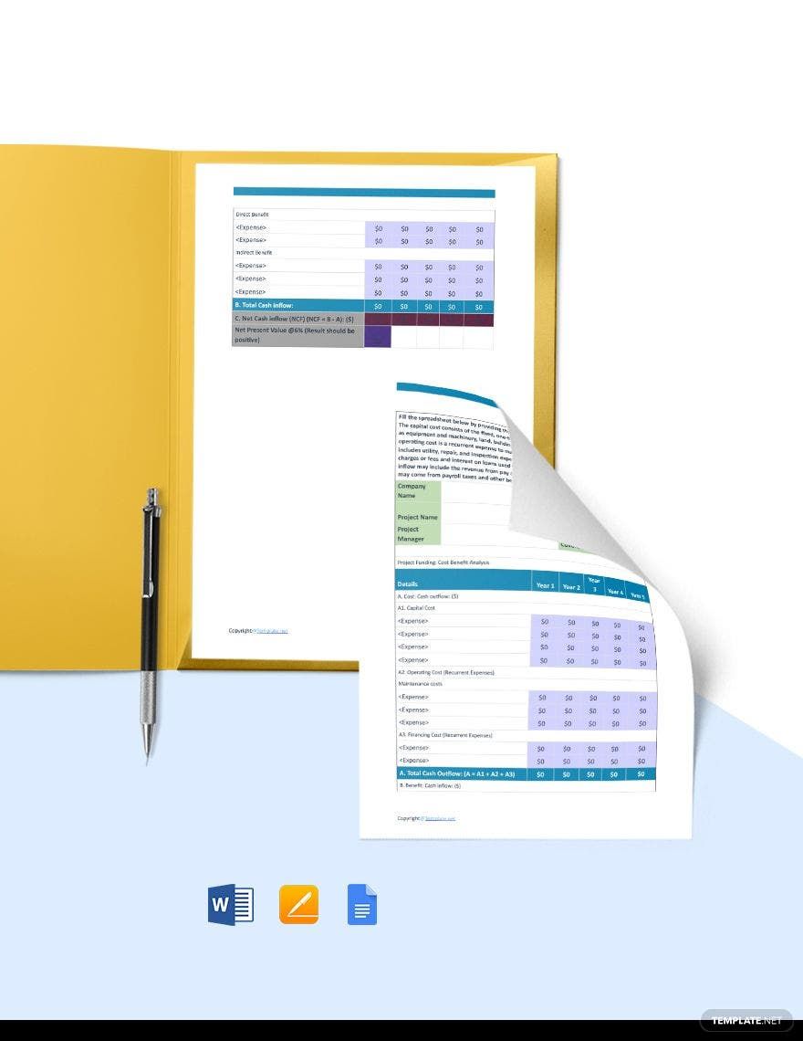 Construction Cost Analysis Google Docs Templates Design Free 