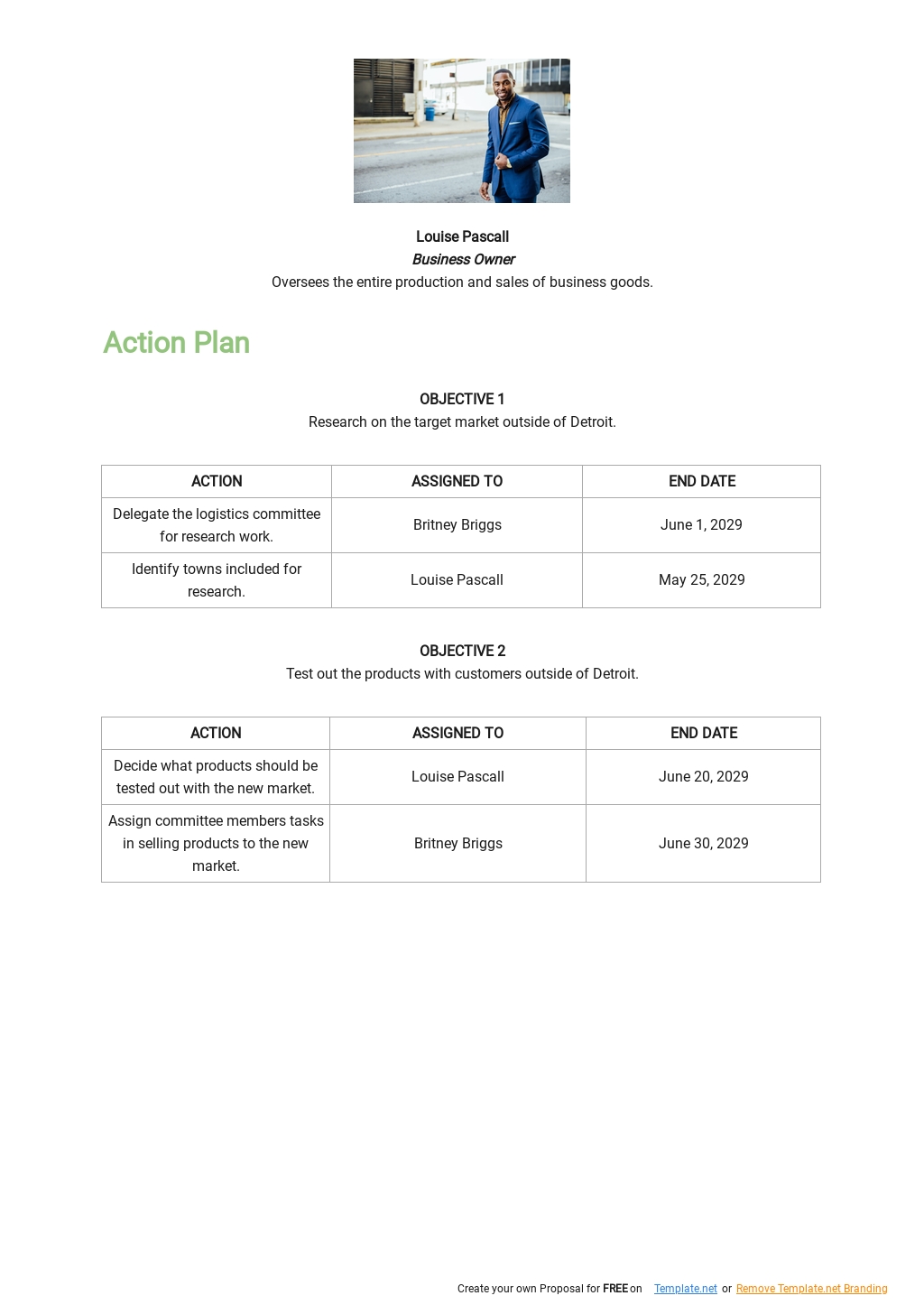 Operations Plan Template In Google Docs Word Apple Pages Template