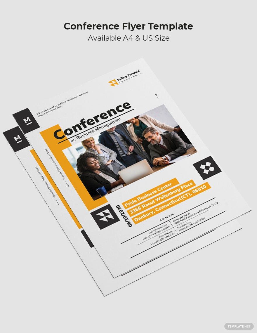 Business Conference Flyer Pages Templates Design Free Download 