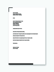 Free Formal Request Letter Template in Microsoft Word, Apple Pages ...