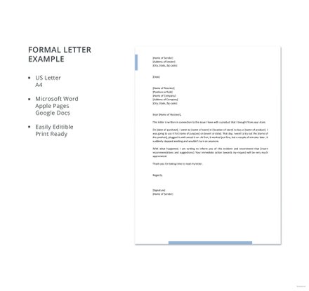 Friendly Letter Example: Download 700+ Letters in Word, Pages, Google ...