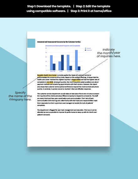 Free Customer Service Report Card Template - Illustrator, PSD ...