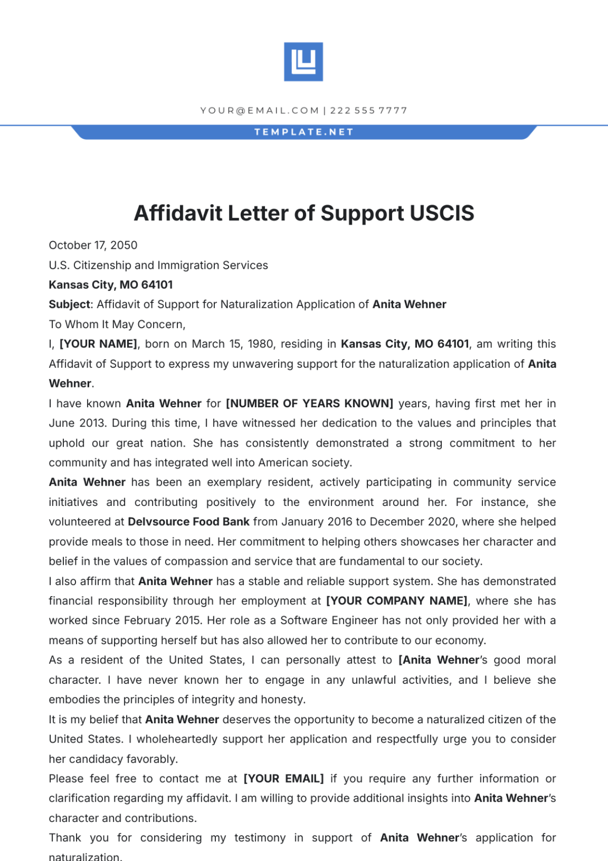 Free Medical Immigration Letter Template To Edit Online Free Medical Immigration Letter Template To Edit Online