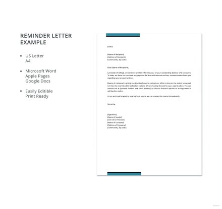 Free Reference Letter Example in Microsoft Word, Apple Pages, Google Docs | Template.net