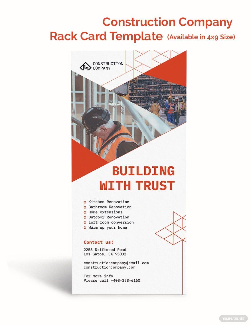 Tech Company Rack Card Template - Google Docs, Illustrator, Word, PSD ...