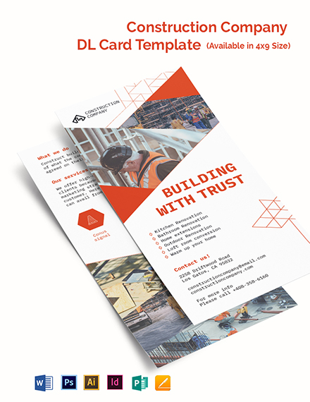 Construction Time Card Template - Google Docs, Google Sheets, Excel ...