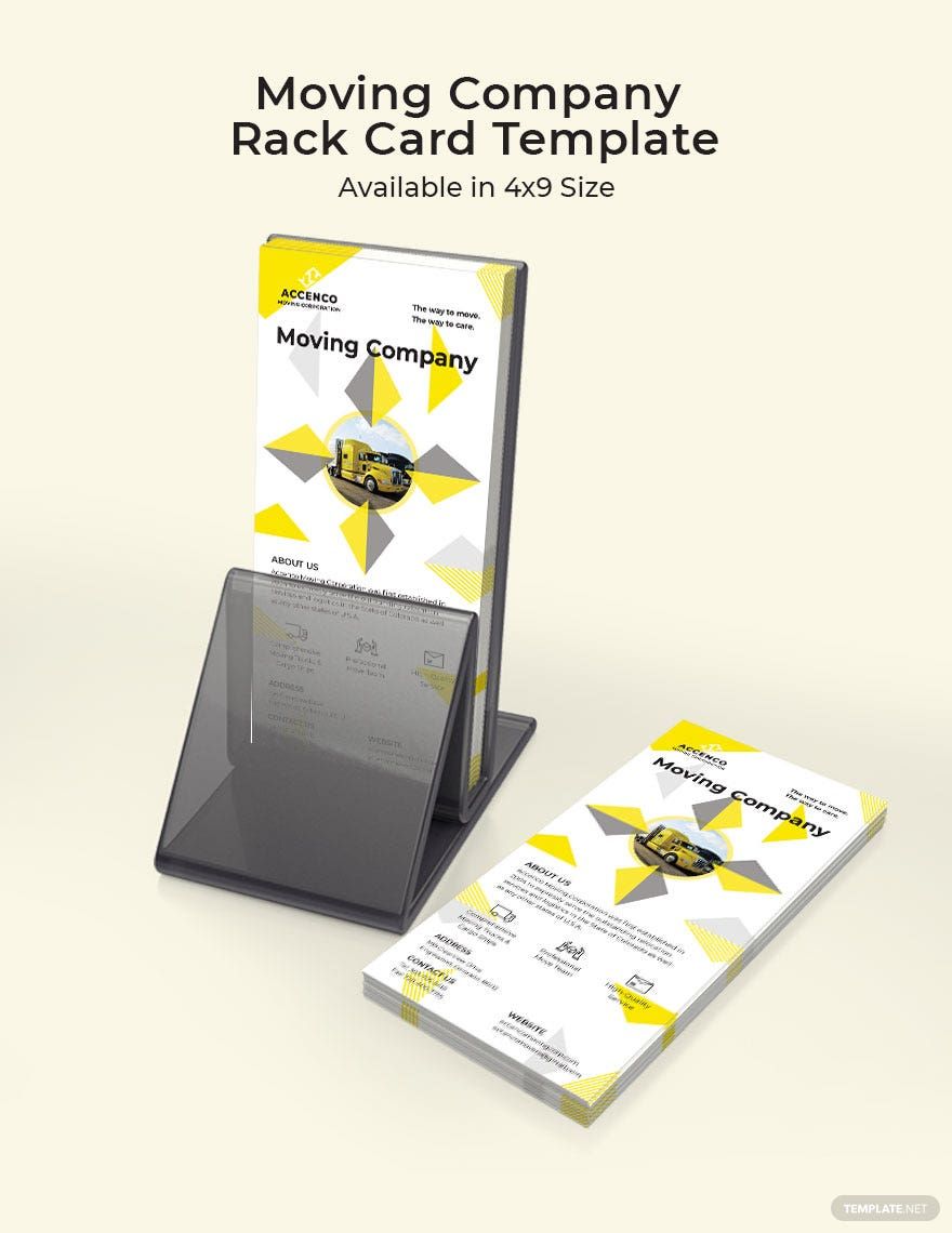 Tech Company Rack Card Template - Google Docs, Illustrator, Word, PSD ...