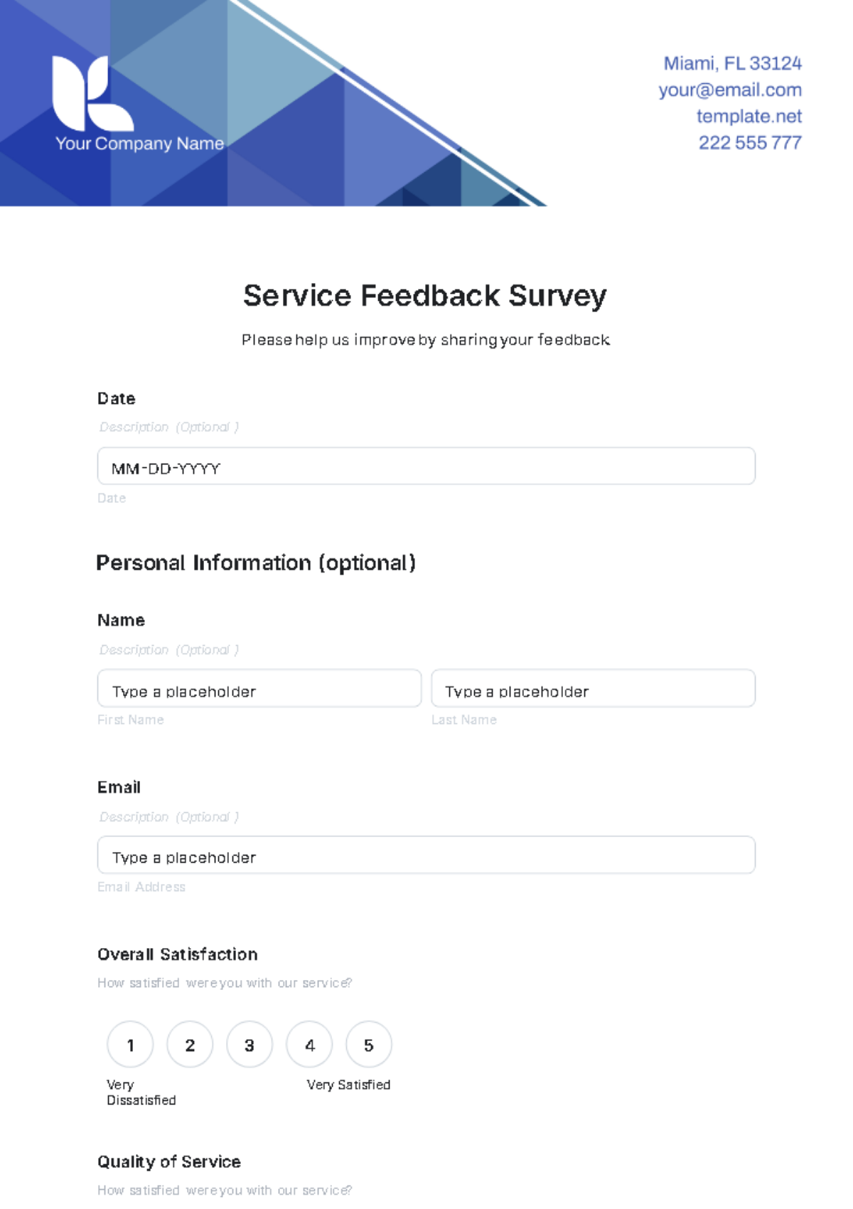 Free Topographic Survey Report Template To Edit Online