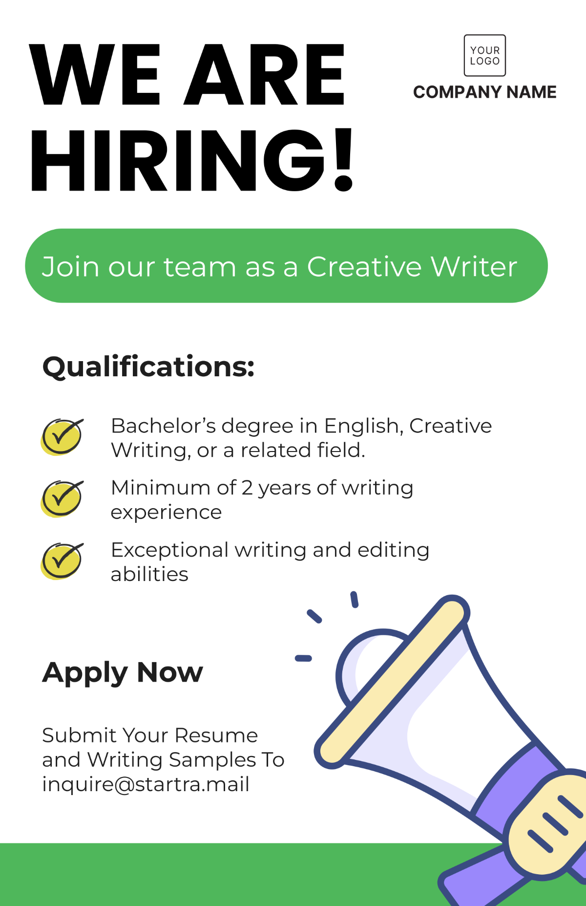 Free Hiring Templates To Customize Online