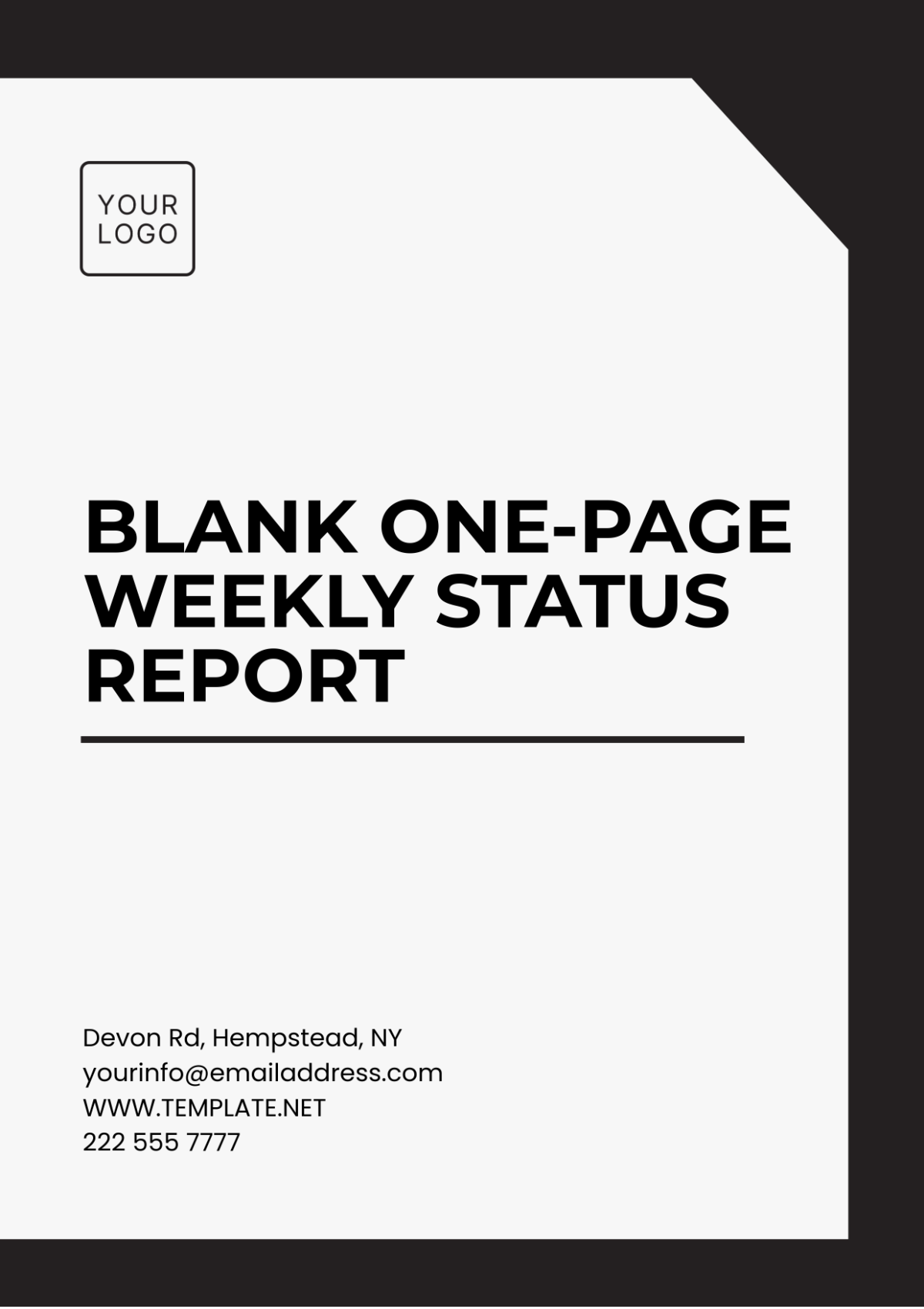 Free Weekly Status Report Template To Edit Online Free Weekly Status Report Template To Edit Online