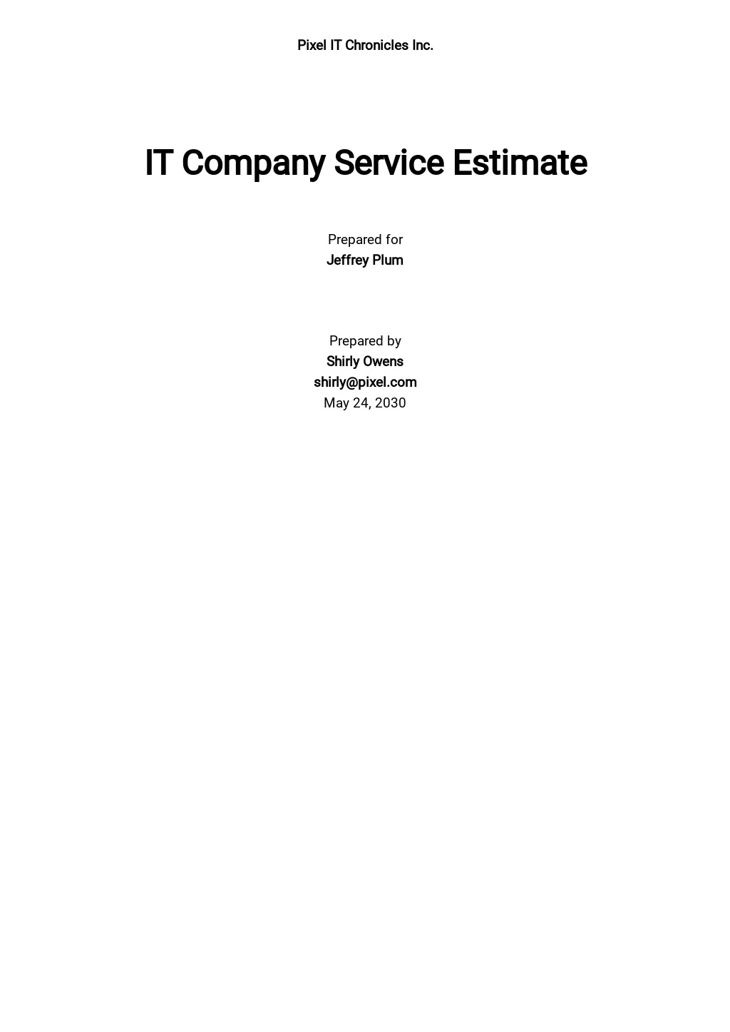 Company Portfolio Estimation