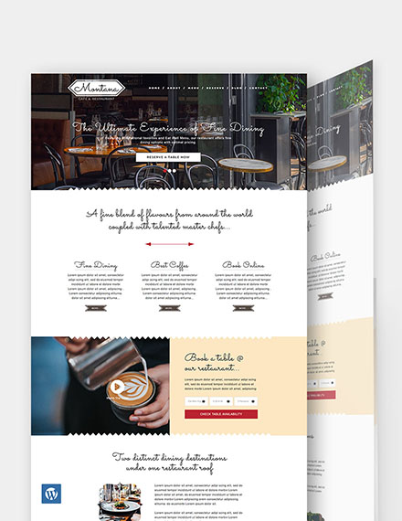 Free Beer Pub WordPress Theme/Template - Download in Wordpress ...