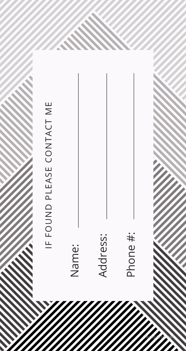 Free Luggage Tag Template In Adobe Photoshop Microsoft Word Microsoft 