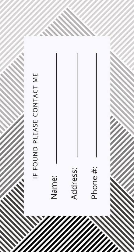 Free Luggage Tag Template In Adobe Photoshop Microsoft Word Microsoft 