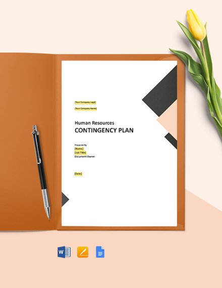 Manufacturing Business Contingency Plan Template - Google Docs, Word ...