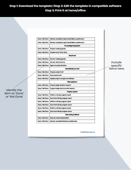 FREE Daily Software Checklist - Word | Google Docs | Apple (MAC) Pages