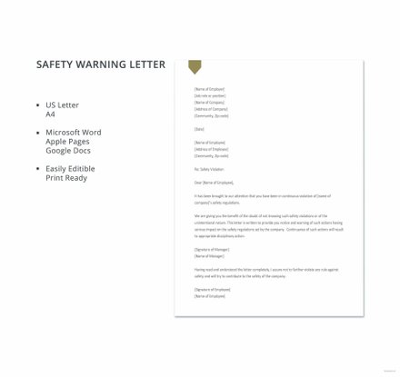 Warning Letter for Dress Code Violation Template: Download 700+ Letters ...