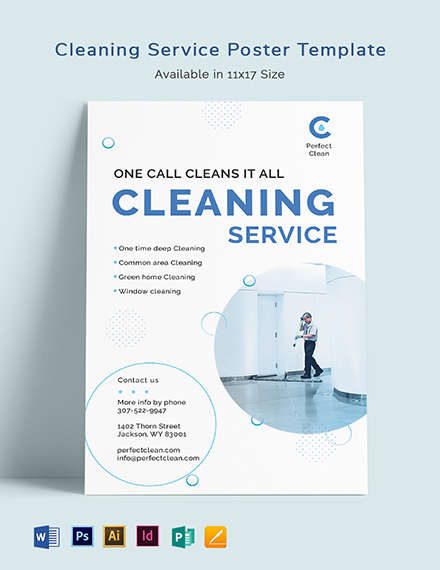Free Carpet Cleaning Service Poster Template - Illustrator, PSD ...