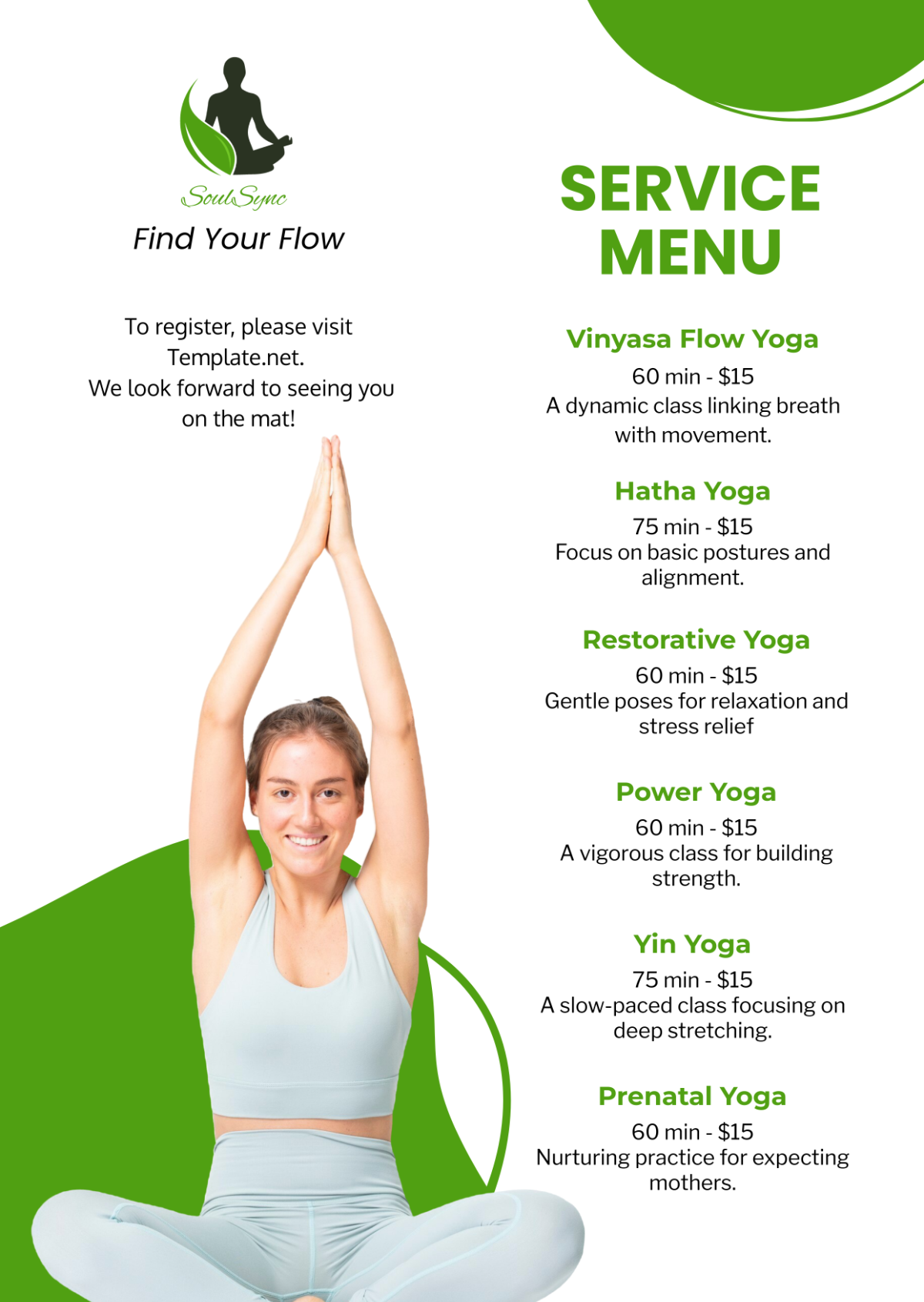Free Salon Menu Templates Editable And Printable