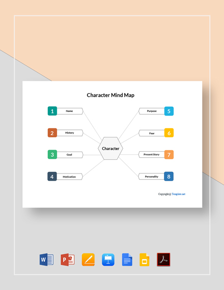 FREE Simple Story Mind Map Template - PDF | Word (DOC) | Apple (MAC ...