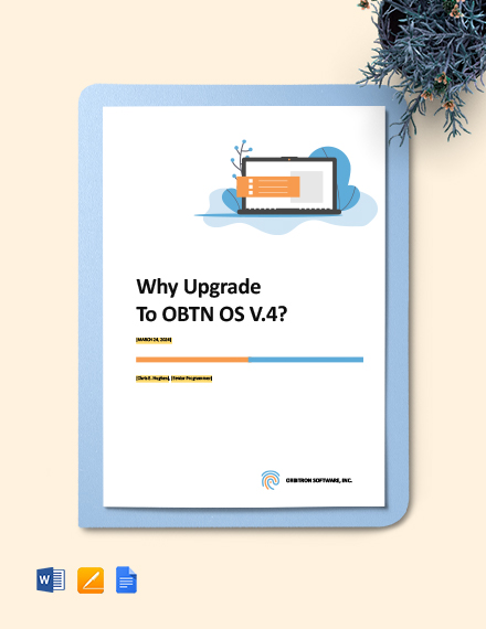 Creative Software White Paper Template - Google Docs, Word, Apple Pages ...