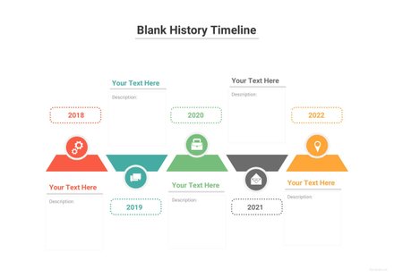 Free Blank Timelines Templates Free Blank History