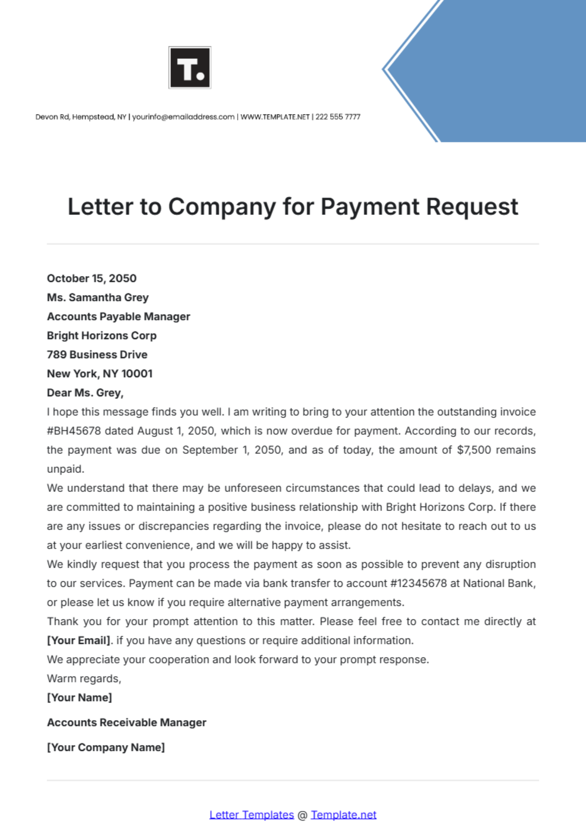 Payment Request Template Prntbl concejomunicipaldechinu gov co