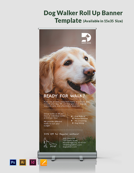 Free International Dog Day Ad Banner Template - Download in Illustrator ...