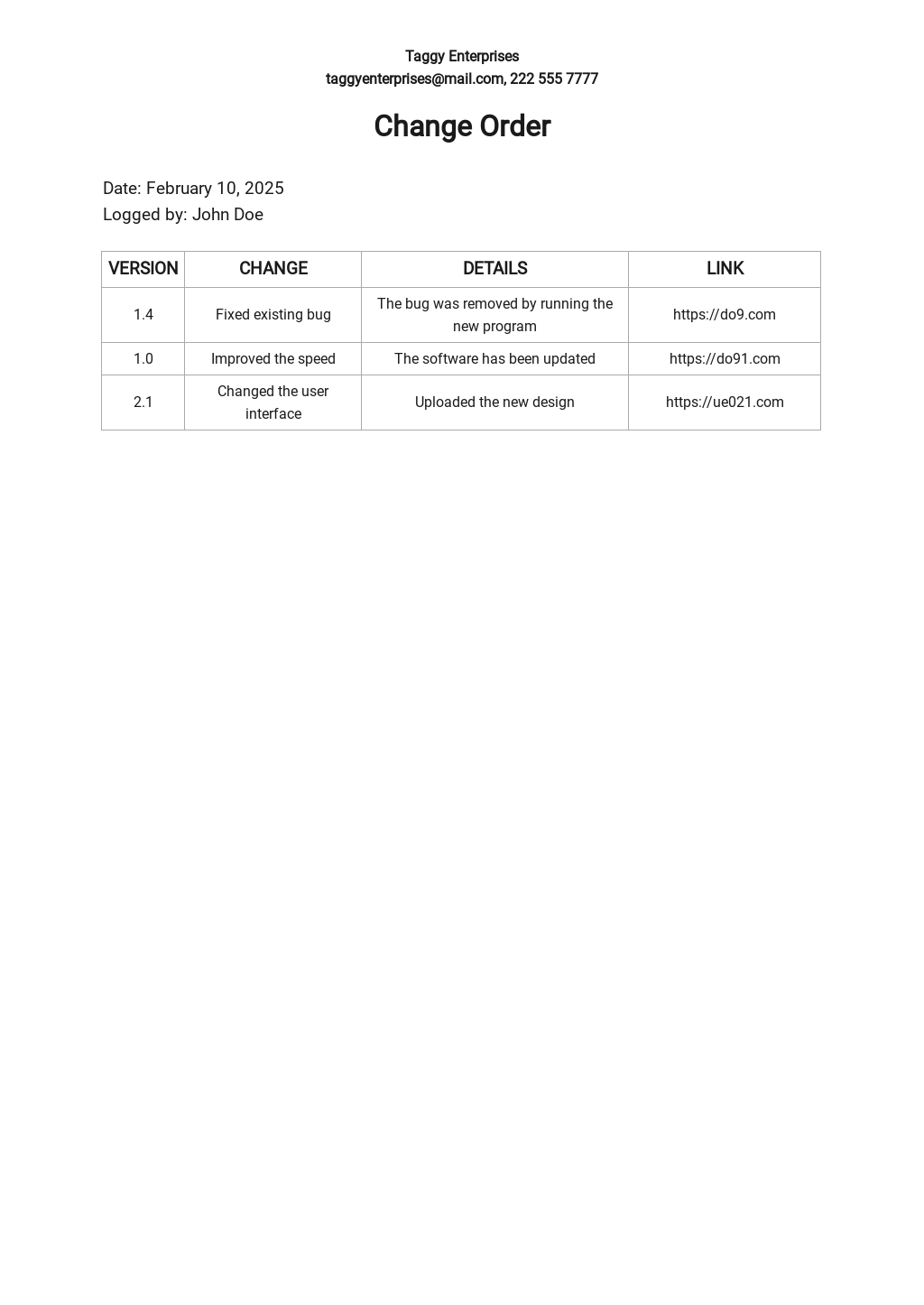 135+ FREE Log Templates [Edit & Download] | Template.net