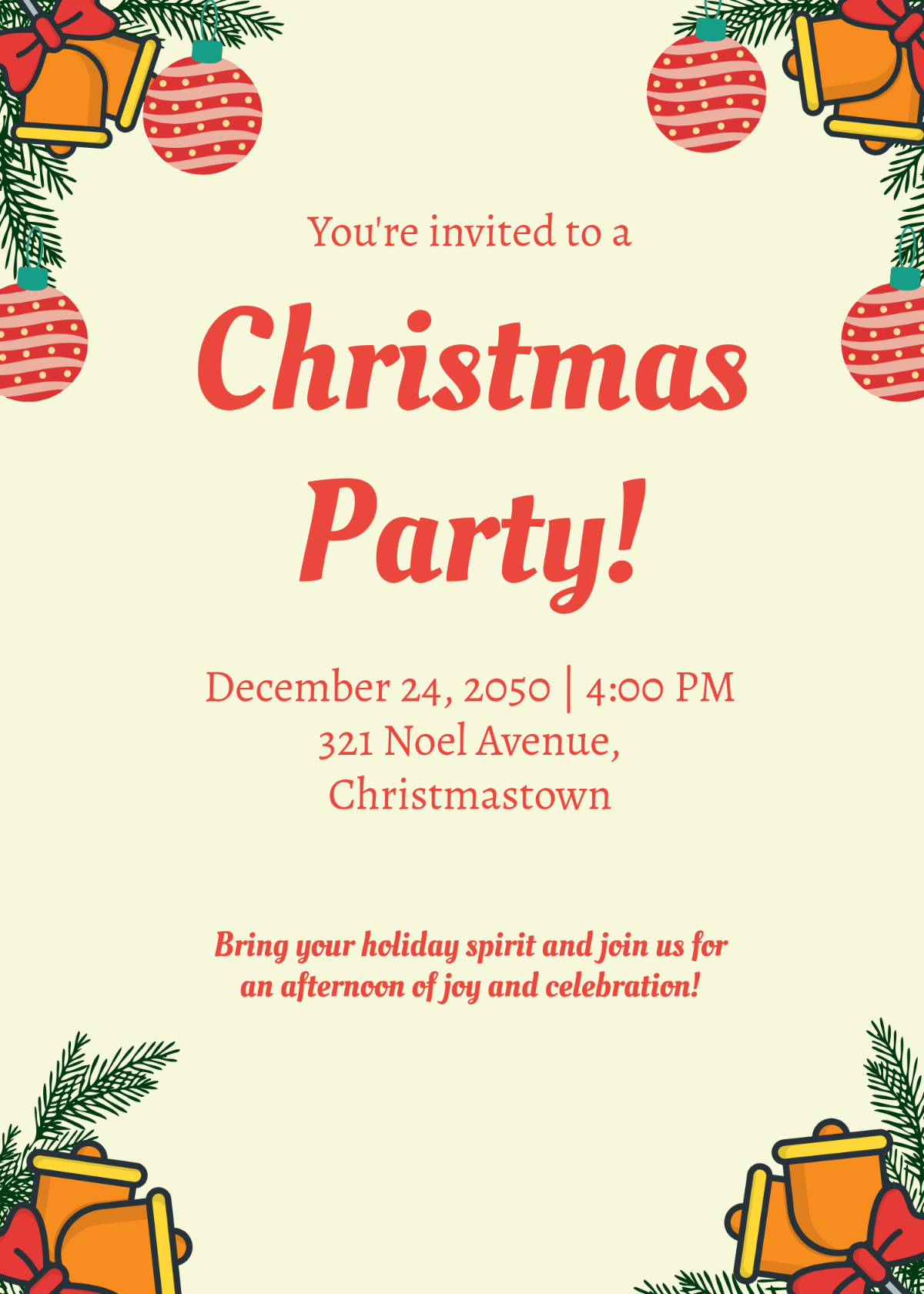 Free Christmas Party Invitation Templates Astra edu pl