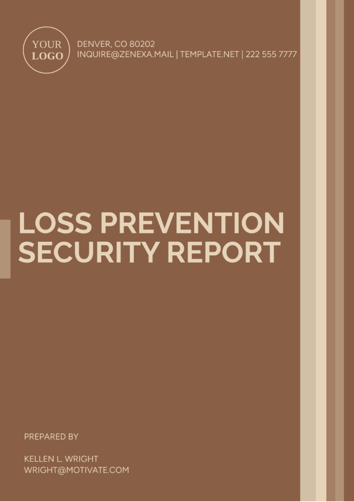 Free Monthly Security Report Template To Edit Online