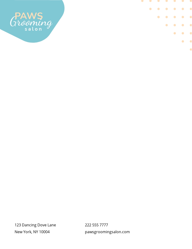 FREE Pet Care Letterhead Template in Illustrator, PSD | Template.net