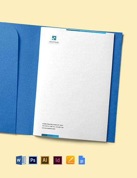 Free Sample Software Company Letterhead Template - Google Docs, Word ...