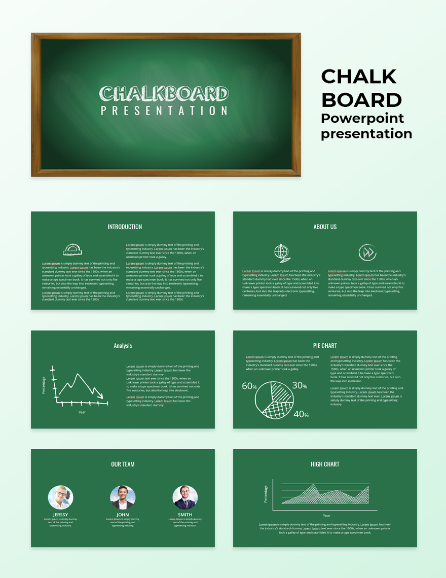 Chalkboard Presentation Template - Apple Keynote, PowerPoint | Template.net