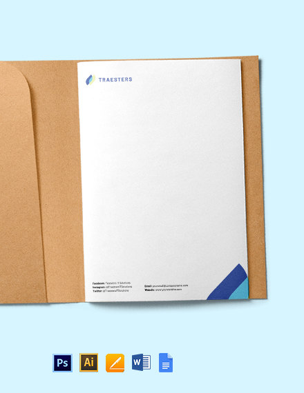 Free Creative IT Stationery Template - Google Docs, Illustrator, Word ...