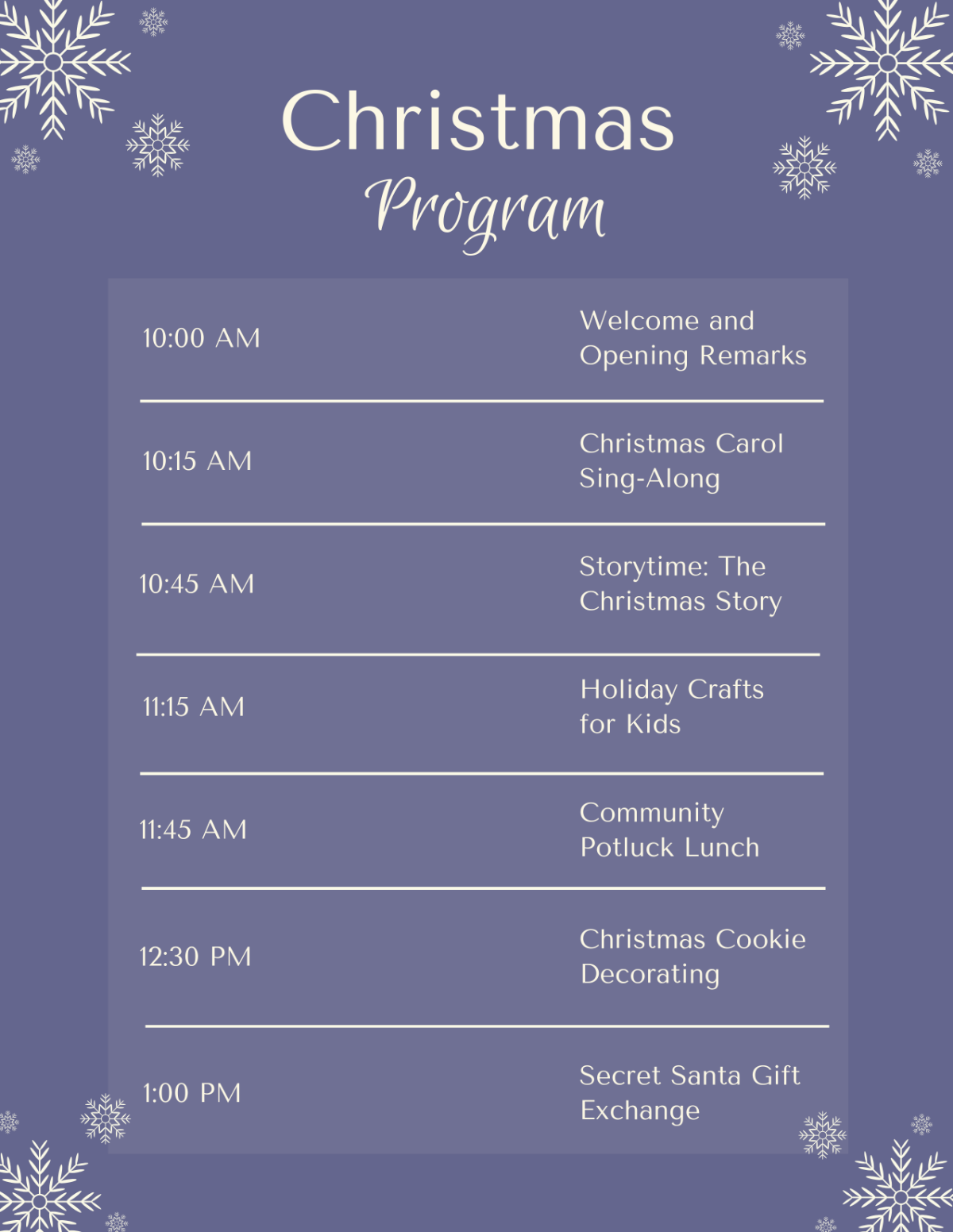 Free Christmas Program Templates Editable And Printable Free Christmas Program Templates Editable And Printable