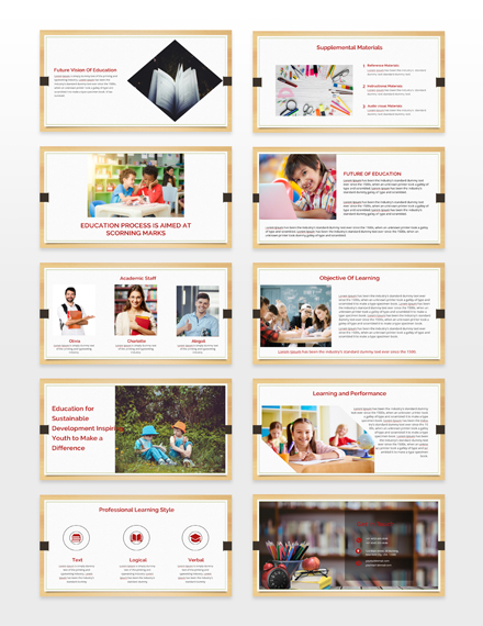 Education Presentation Template - PowerPoint | Apple Keynote