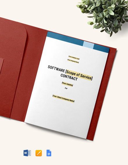 Free Software Purchase Contract Template - Download in Word, Google ...