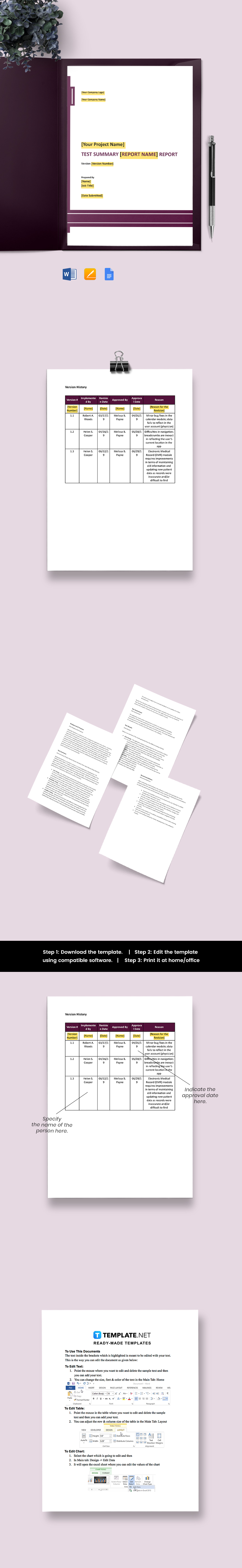 Weekly Summary Report Template - Google Docs, Word | Template.net