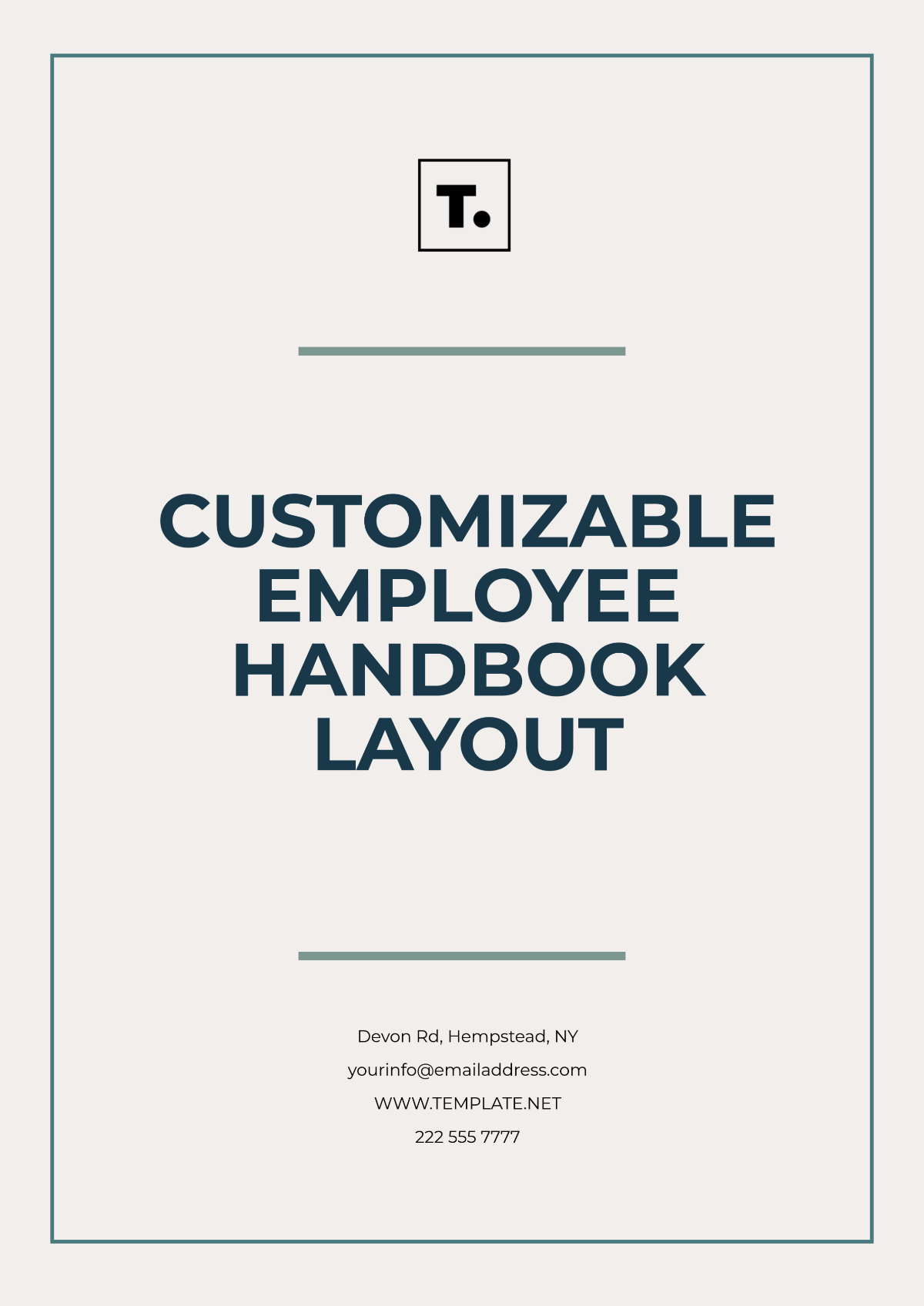 Free Nonprofit Volunteer Handbook Template To Edit Online